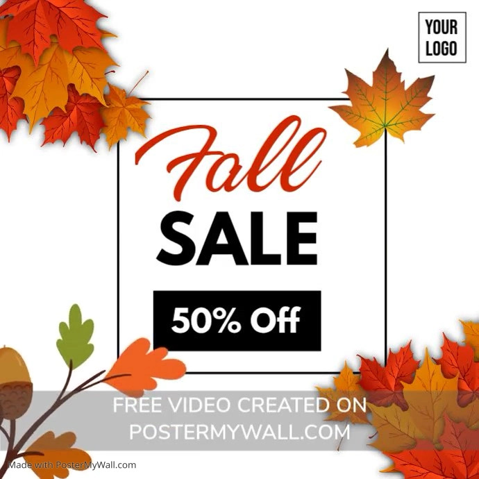 Fall sale Template | PosterMyWall