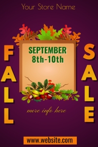 Fall Craft Fair Poster Template | PosterMyWall