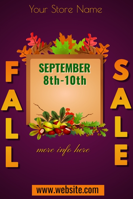 Copy of Fall Sale | PosterMyWall