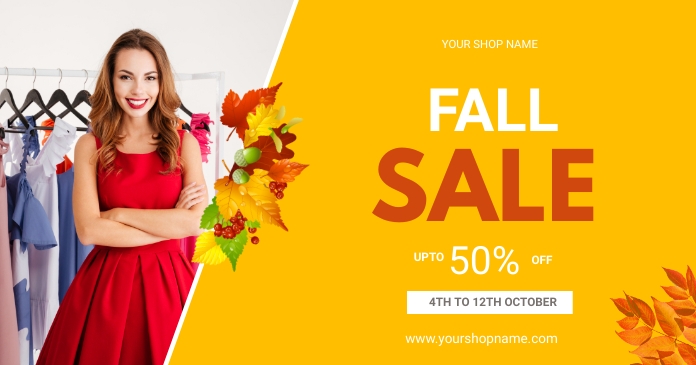 fall sale Template | PosterMyWall
