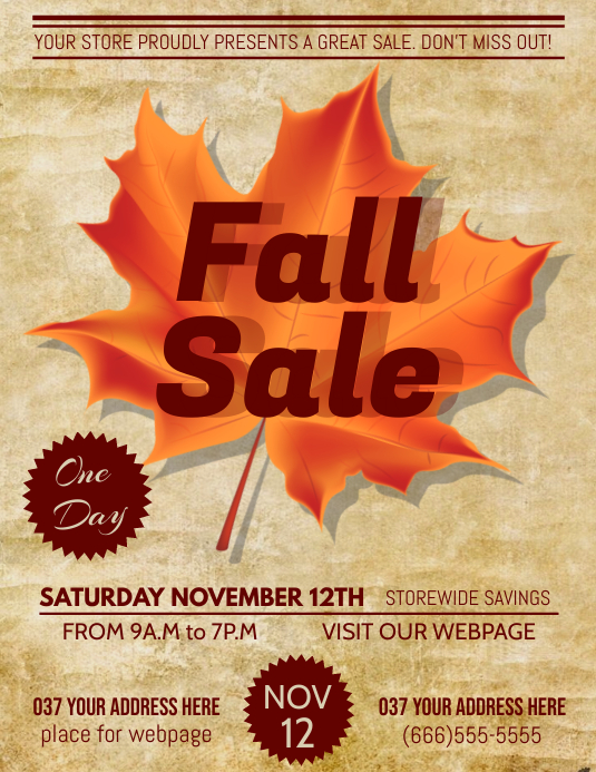 Copy of FALL SALE | PosterMyWall