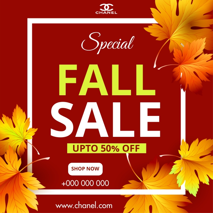 Fall sale Template | PosterMyWall