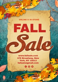 Fall Sale Flyer Template | PosterMyWall