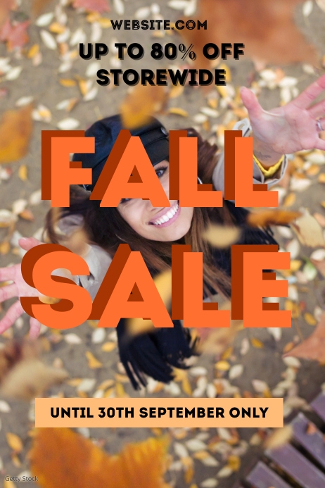 Fall Sale Template | PosterMyWall