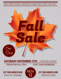 AUTUMN FALL DISCOUNT SALE AD Template | PosterMyWall