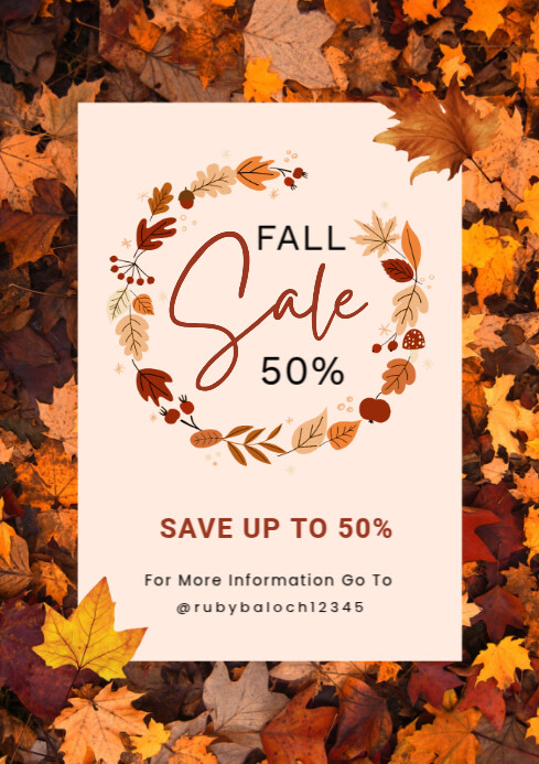 Copy of Fall sale | PosterMyWall