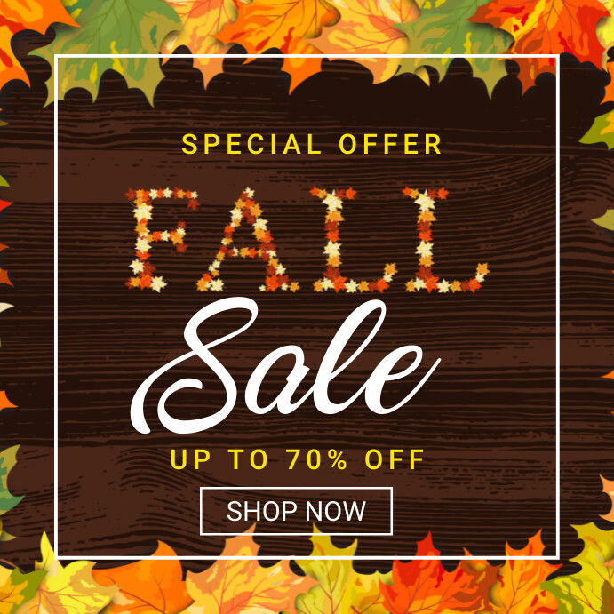 Plantilla de fall sale | PosterMyWall