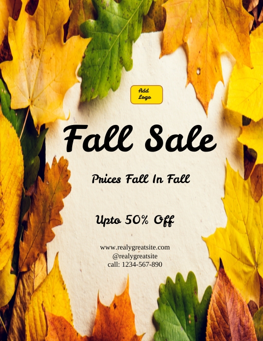 fall sale flyer (2) Template | PosterMyWall