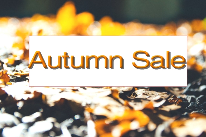 Fall sale invitation social media Template | PosterMyWall