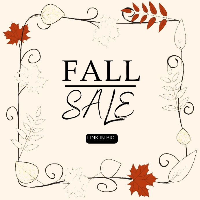 Copy of fall sale poster design | PosterMyWall