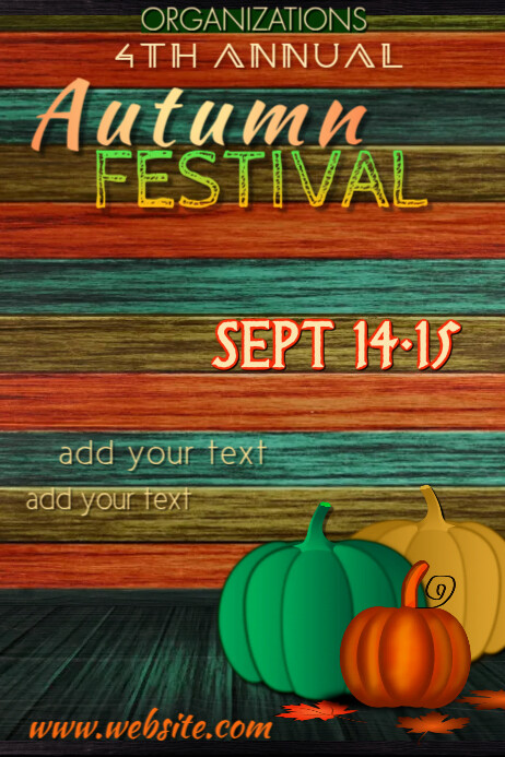 FALL SALE POSTER Template | PosterMyWall