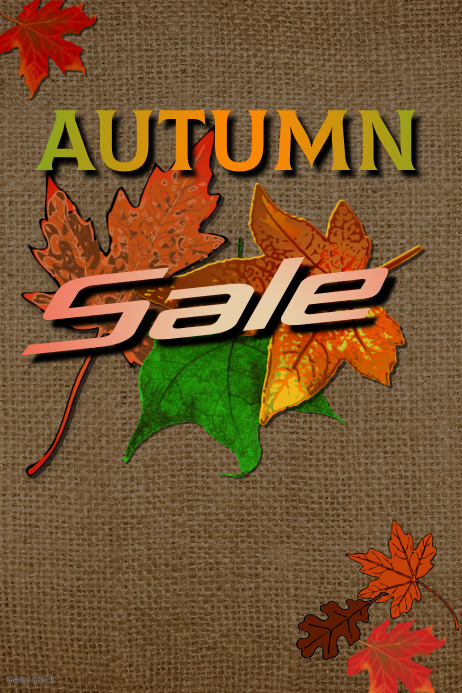 Fall Sale Poster Template | PosterMyWall