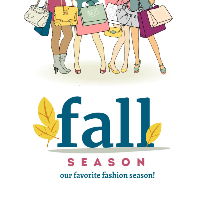 Fall Season Shopping Template | PosterMyWall