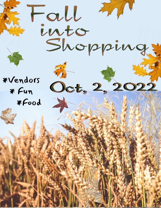 Fall shopping event Template | PosterMyWall