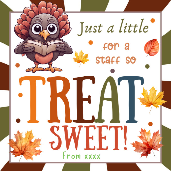 Fall Teacher Appreciation Sign Template | PosterMyWall
