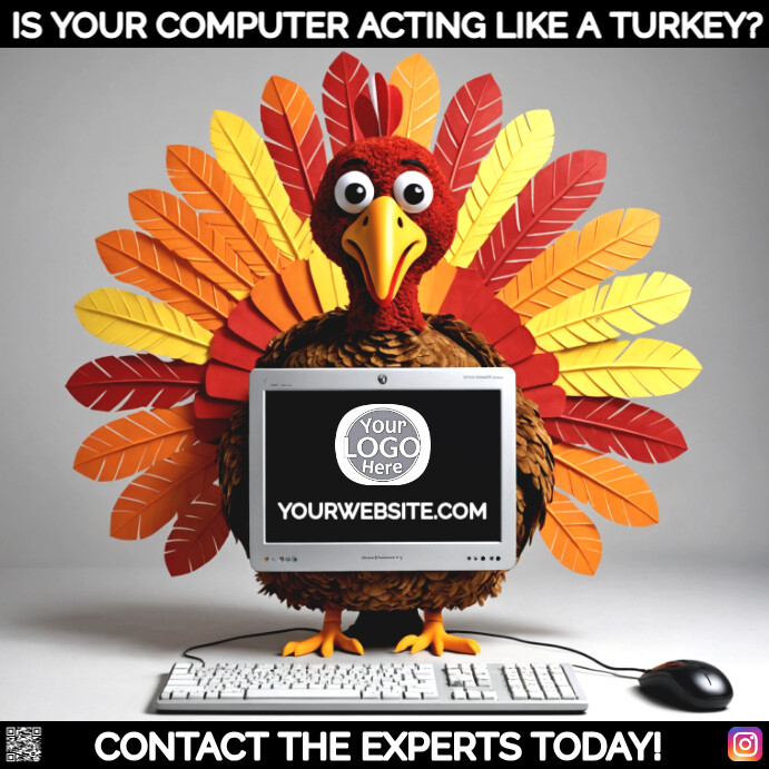 Copy of fall thanksgiving computer repair IT tech post contact the ...
