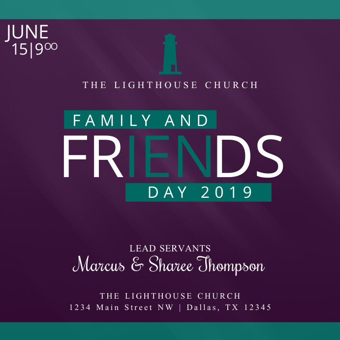 Copy of Family & Friends Day 2019 | PosterMyWall