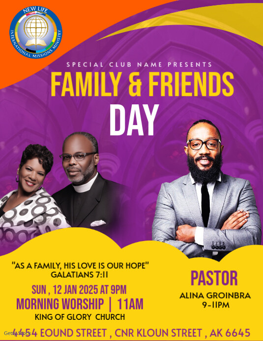 Copy of Family and friends day flyer | PosterMyWall