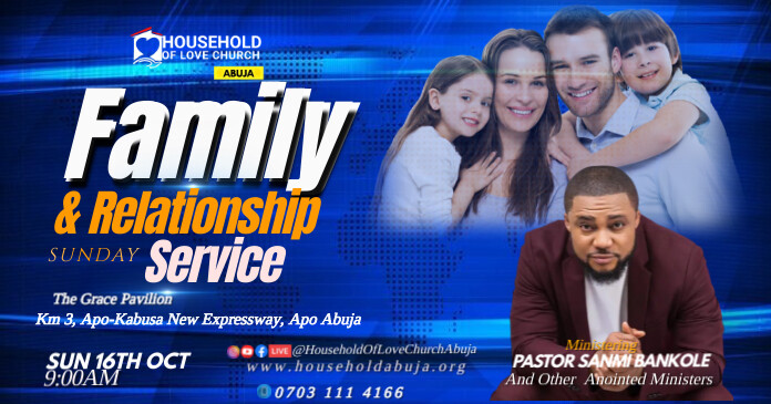 Plantilla de FAMILY AND FRIENDS SERVICE | PosterMyWall