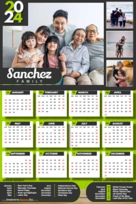 Motorcycle Calendar 2024 Template | PosterMyWall