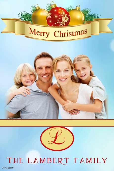 Family Christmas Card Template | PosterMyWall