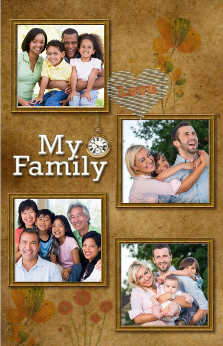 Family collage Template | PosterMyWall