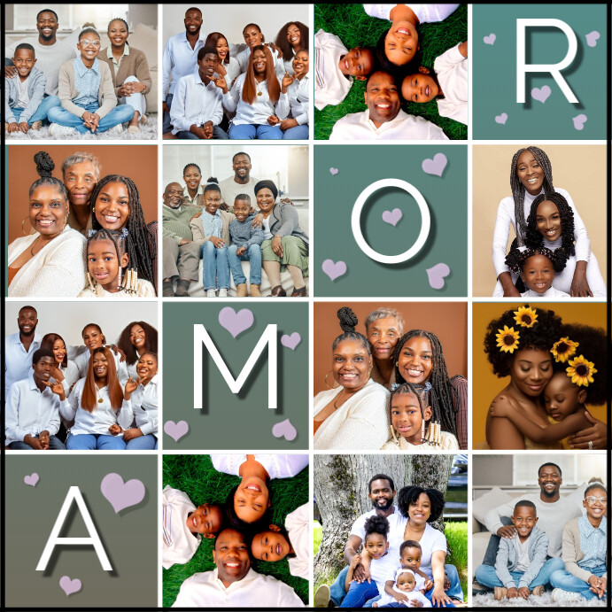 Copy of Family Collage Square (1:1) | PosterMyWall