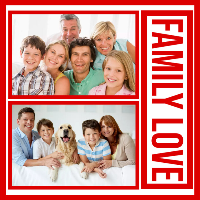 Family collage Template | PosterMyWall