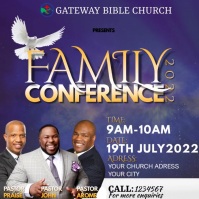FAMILY CONFERENCE FLYER TEMPLATE | PosterMyWall