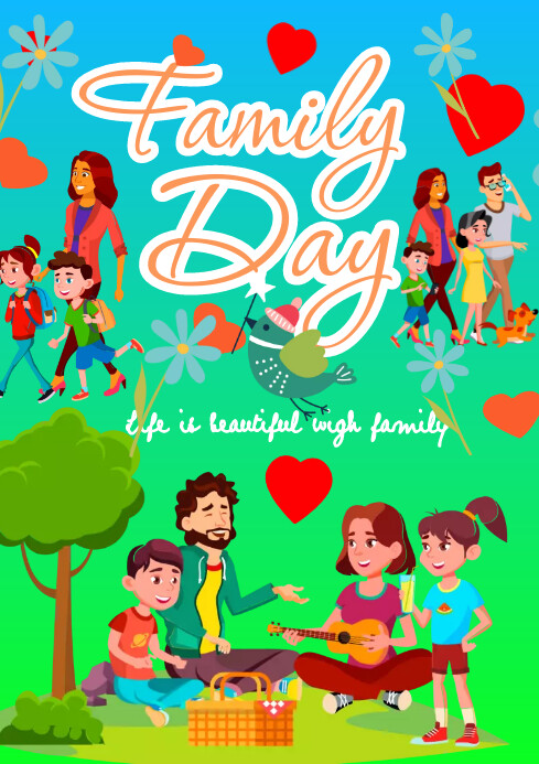 Family day day A1 template | PosterMyWall