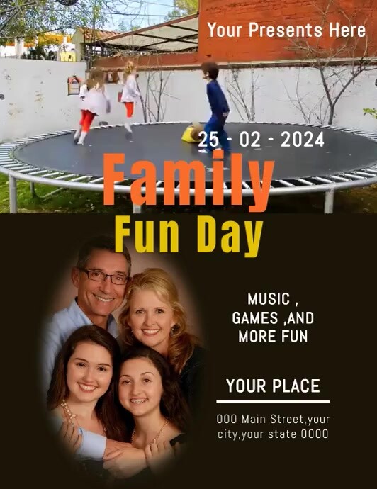 FAMILY DAY FLYER Template | PosterMyWall