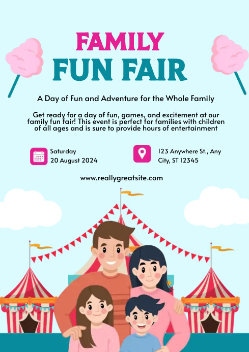 Family Day Flyer Template | PosterMyWall