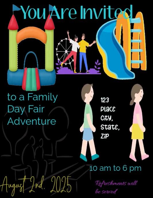 Family Day Invitation Template | PosterMyWall