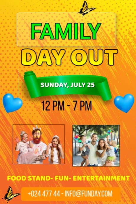 Copy of Family day out | PosterMyWall