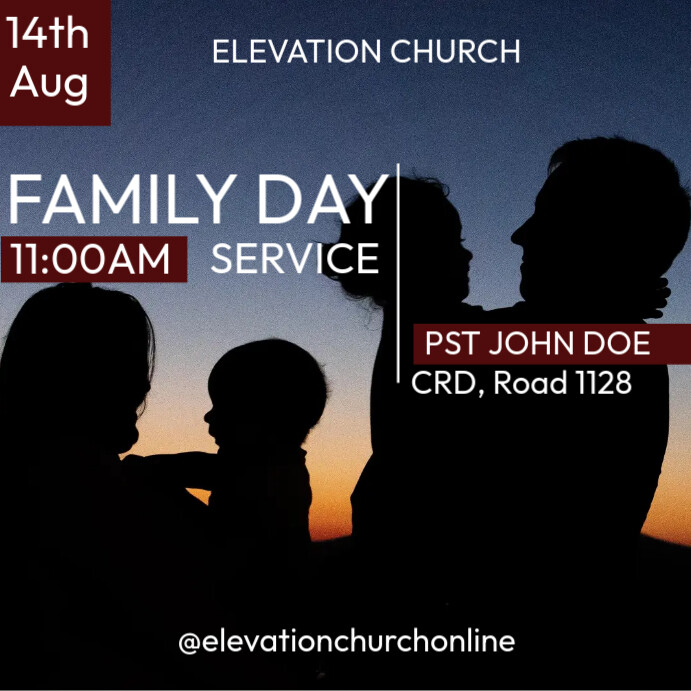 Copy of FAMILY DAY SERVICE (11) | PosterMyWall