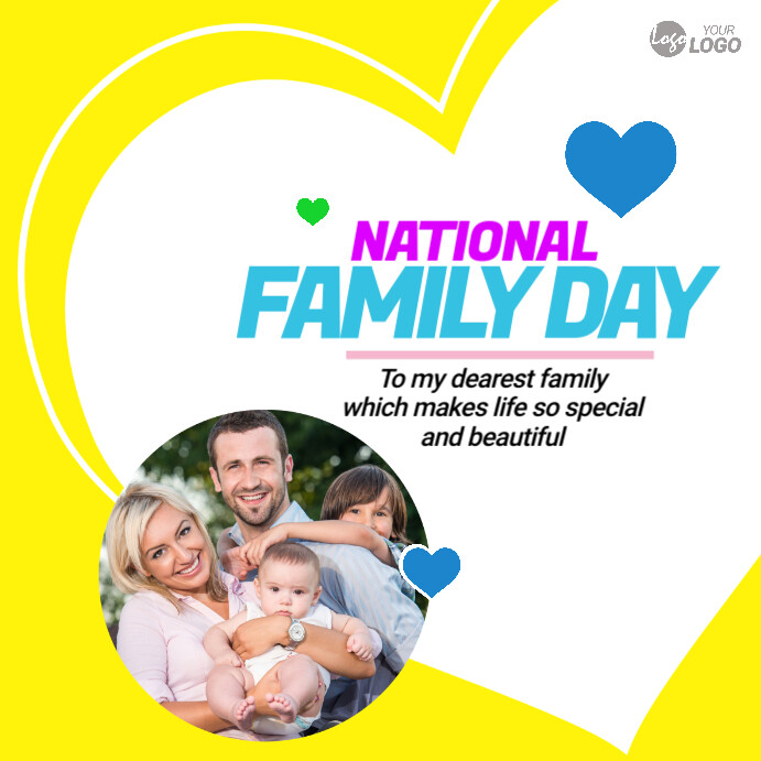 Family Day Wish Post Template | PosterMyWall