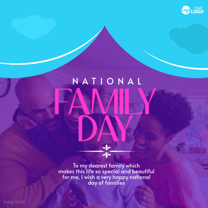 Family Day Wish Post Template | PosterMyWall