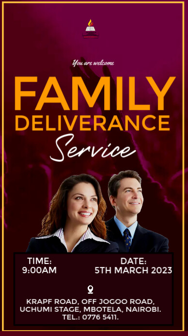 family deliverance sunday Template | PosterMyWall