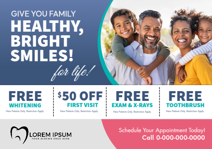 Family Dental Ads Template | PosterMyWall
