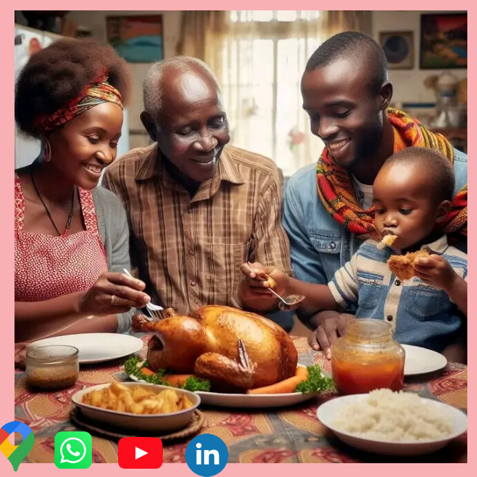 Family dinner Template | PosterMyWall