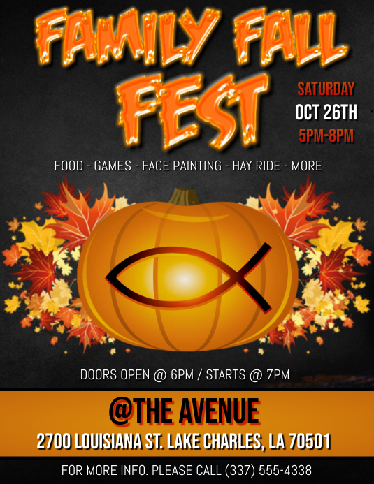 Copy of FAMILY FALL FEST | PosterMyWall