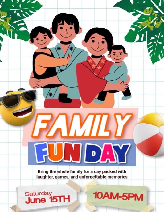 Family Fun Day Template | PosterMyWall