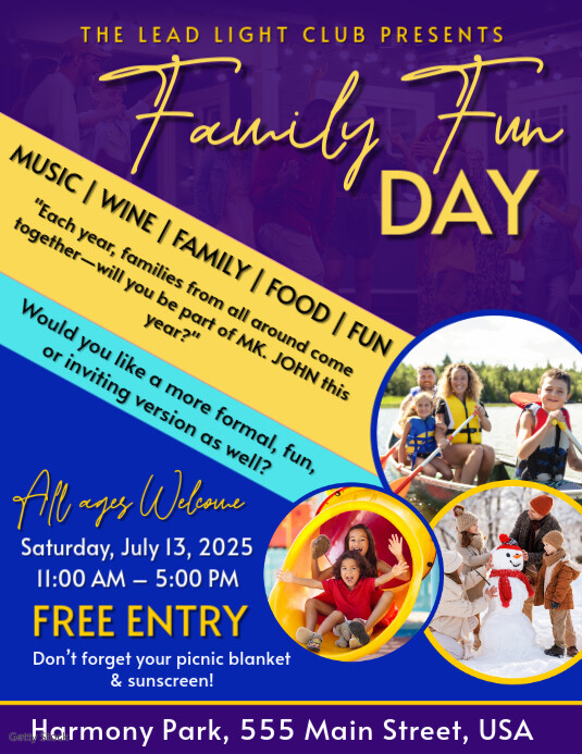 Copy of FAMILY FUN DAY | PosterMyWall