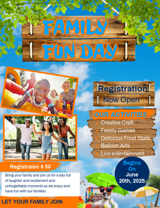 Copy of Family Fun Day Flyer Ad | PosterMyWall