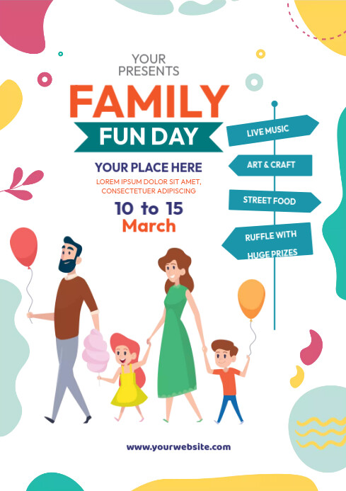 Plantilla de Family Fun Day Flyer Template | PosterMyWall