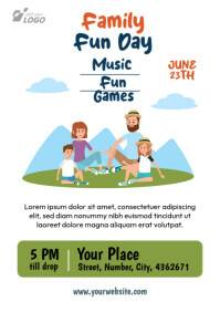 Family Fun Day Template | PosterMyWall