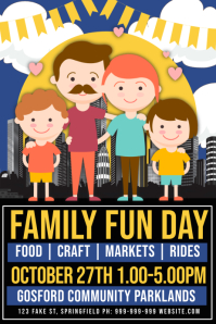 Family Fun Day Poster Template | PosterMyWall