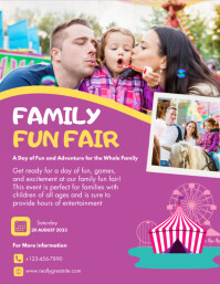FAMILY FUN FAIR FLYERS Template | PosterMyWall