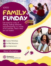FAMILY FUN FAIR FLYERS Template | PosterMyWall