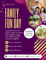 FAMILY FUN FAIR FLYERS Template | PosterMyWall